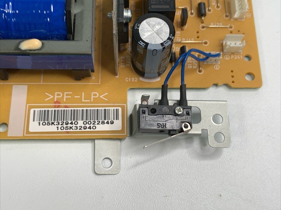 Xerox B400 B405 Power Supply Board 105k32940 w/ Switch K-F01-801-A12-R ...