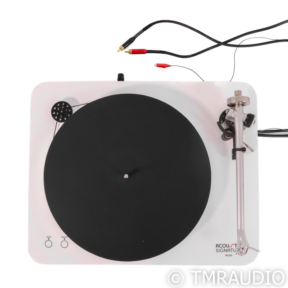 Acoustic Signature WOW Belt Drive Turntable; Rega RB700 (No Cartridge ...