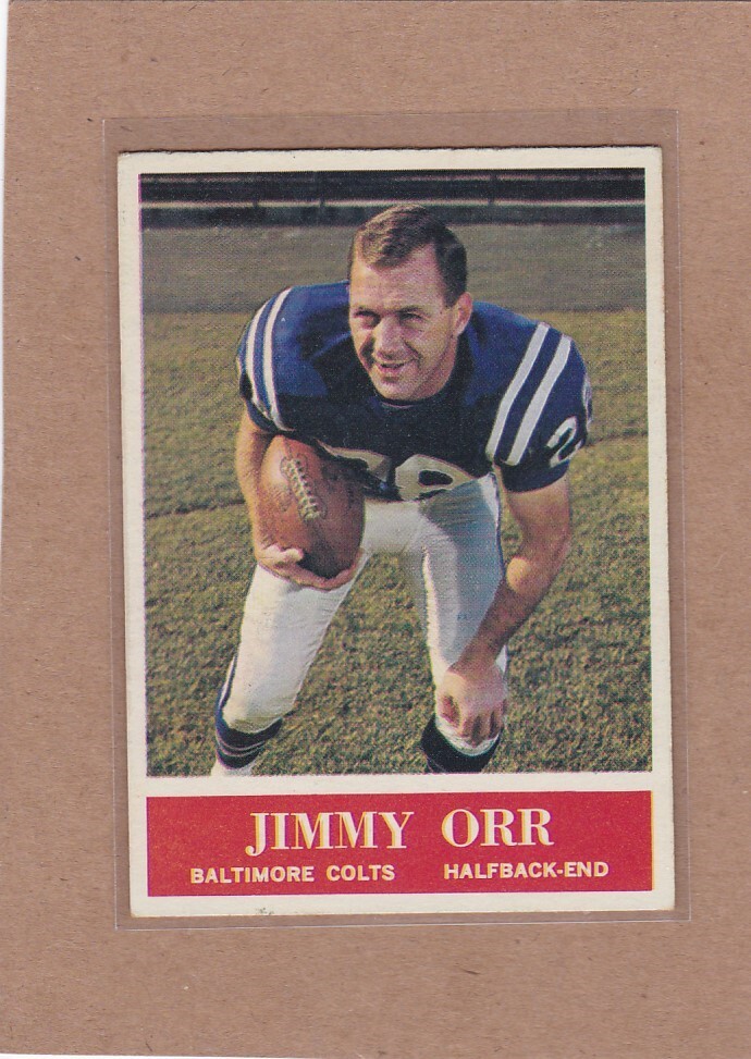 1964 PHILADELPHIA FOOTBALL JIMMY ORR #7 COLTS EX+ *A18718 | eBay