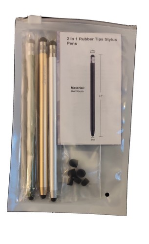 Black/Silver/Gold Stylus Pens 2 in 1 Universal Touch Screen pens | eBay