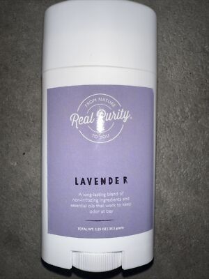 Real Purity Lavender Stick Deodorant 1.25oz Natural Made In USA Paraben ...