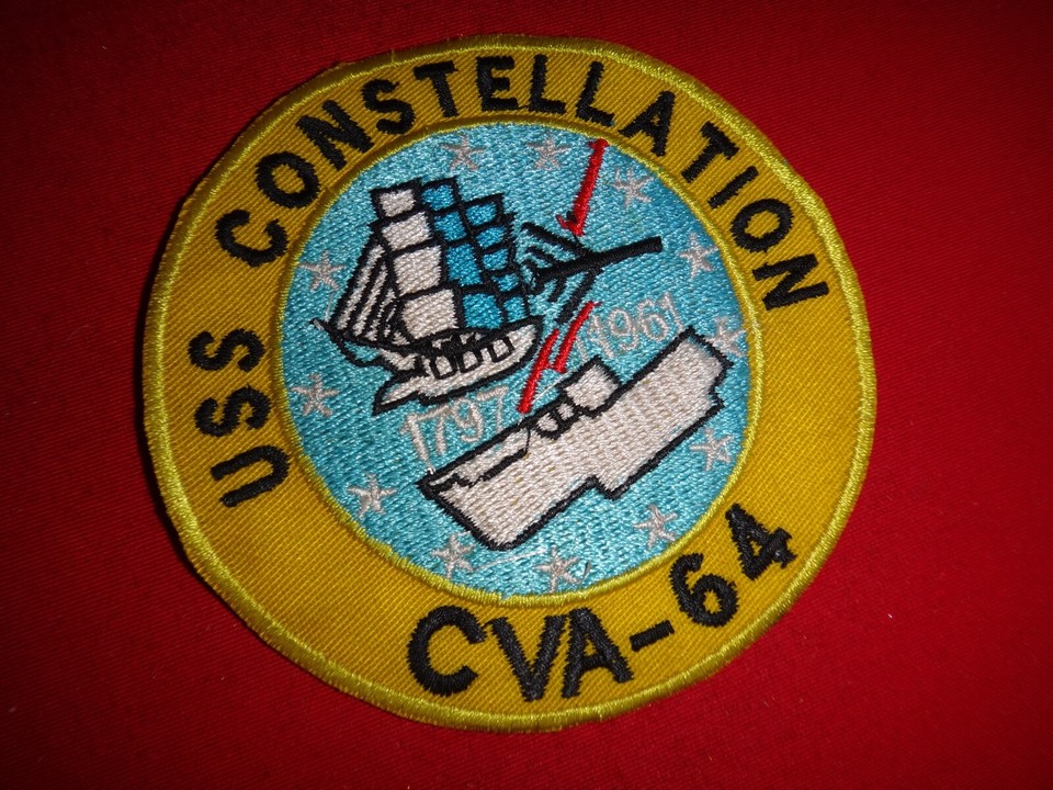 US Navy USS CONSTELLATION CVA-64 Supercarrier Vietnam War Patch | eBay