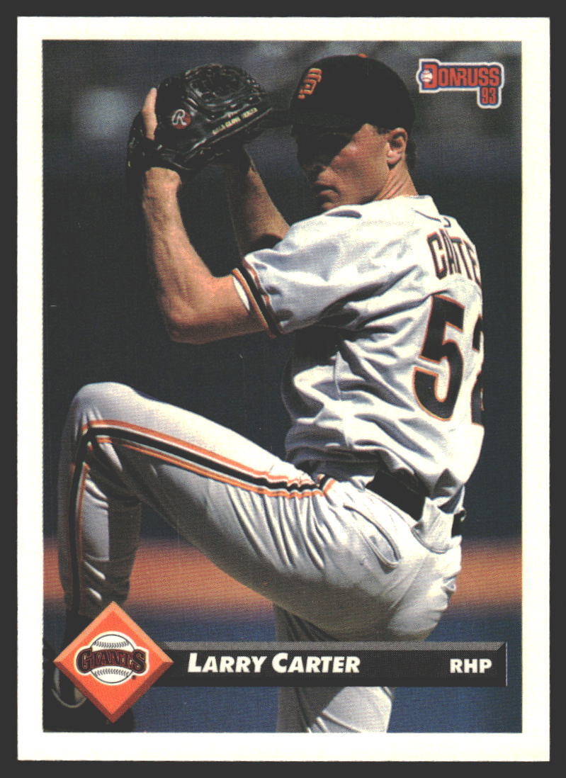 Larry Carter #76 1993 Donruss San Francisco Giants RC Rookie | eBay
