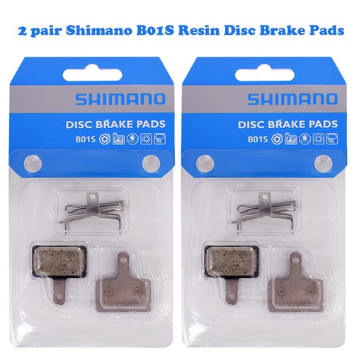 2 pair Shimano B01S Resin Disc Brake Pads For M315 M355 M395 M465 Acera ...