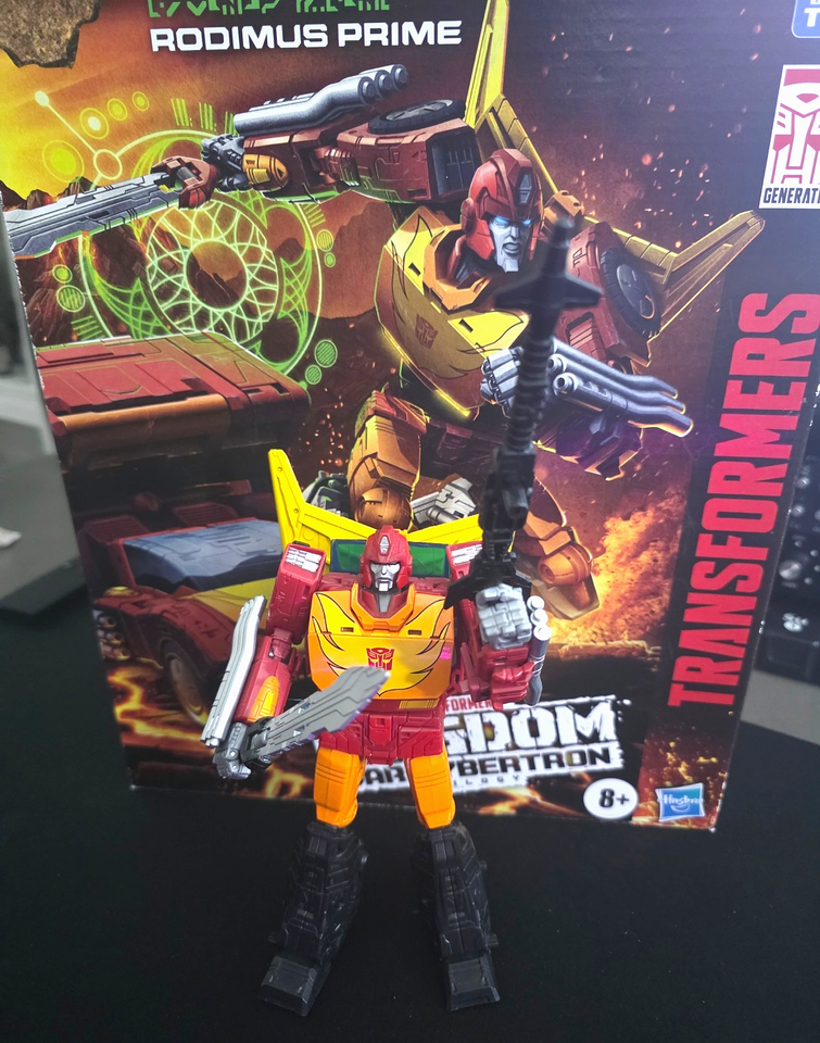 Transformers Kingdom RODIMUS PRIME Commander Class WFC-K29 USED 2021 ...