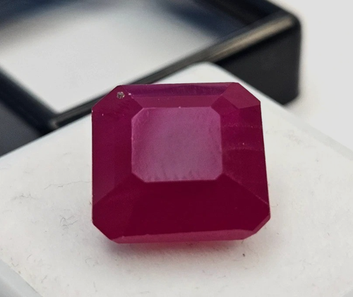 Awesome Red Bixbite Beryl Square Cut 7-9 Ct Natural Loose EGL Certified ...