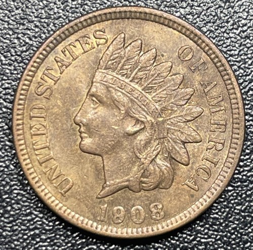1908-P Indian Head Cent 1c Choice AU+ About Uncirculated | eBay