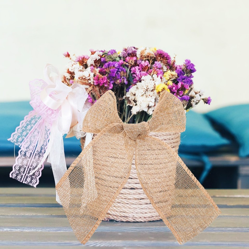 5 Rolls Multi Function Decorative Wrapping Ribbon Wired Ribbon Gift ...