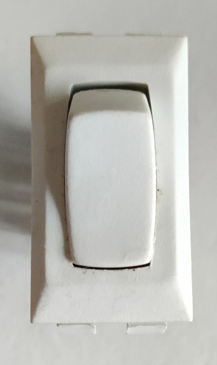 White Rocker Switch