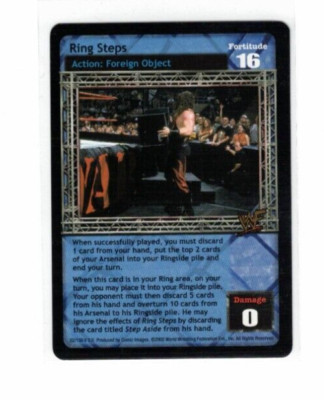 WWE Raw Deal Card: Ring Steps- Kane | eBay