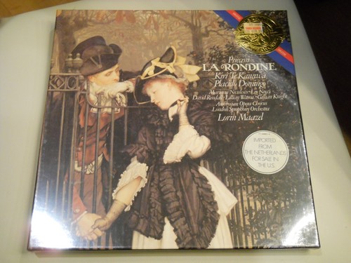 NEW PUCCINI-LA RONDINE-TE KANAWA-DOMINGO-MAAZEL-2 LP Box Set ...