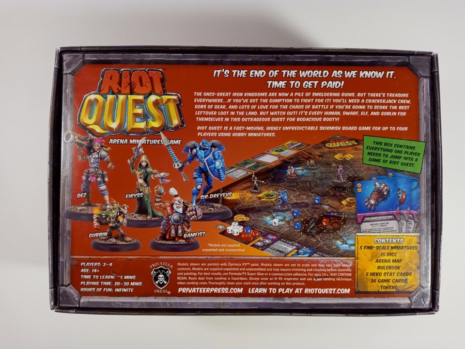 Riot Quest Mayhem Single Player Starter Warmachine Hordes Mk III IV New ...