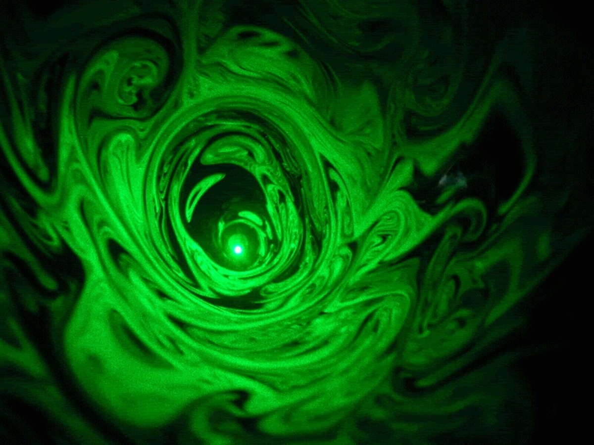 Green Vortex Wallpaper