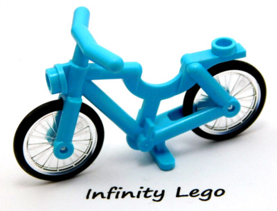 LEGO Medium Azure Bicycle Pedal Bike City Friends Pushbike (4719 4720 ...