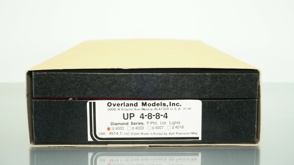Overland Models Diamond Series 4-8-8-4 Big Boy Union Pacific 4000 HO ...