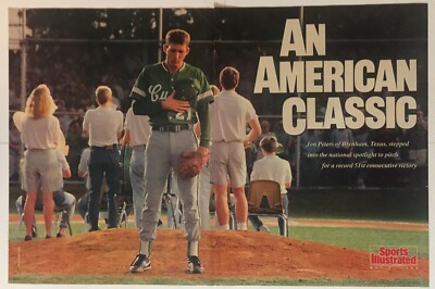 Jon Peters Brenham Texas Baseball 1989 Magazine Photo 16x11 Inches Wall ...