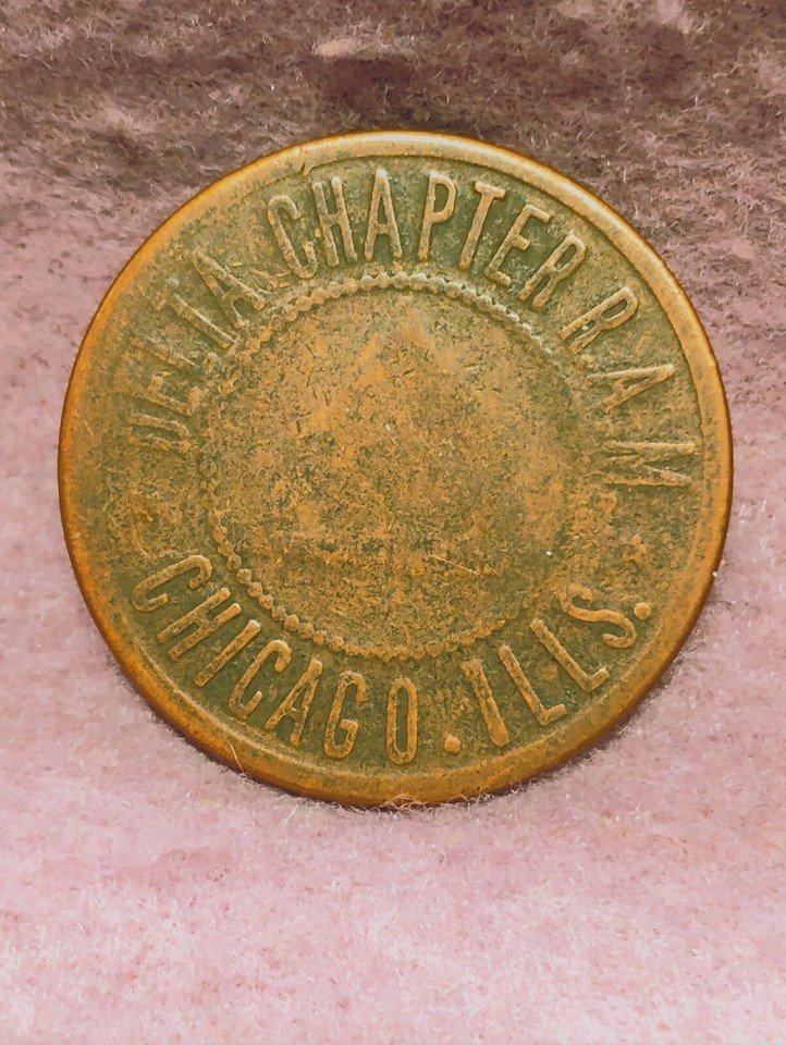 MASONIC DELTA CHAPTER ~ ONE PENNY ~ CHICAGO, ILL ~ TOKEN | eBay
