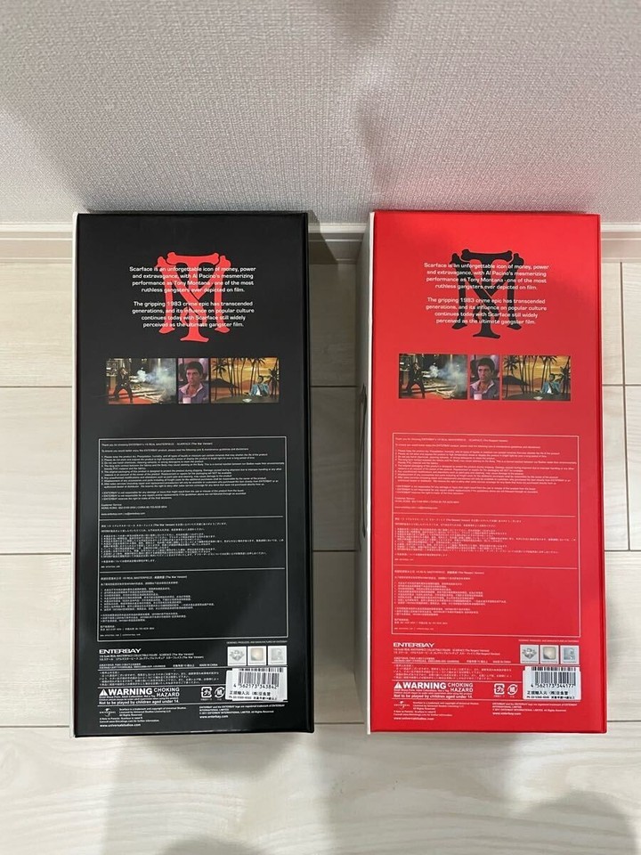 NEW ENTERBAY SCARFACE Tony Montana 1/6 REAL MASTERPIECE WA" AND RESPECT ...