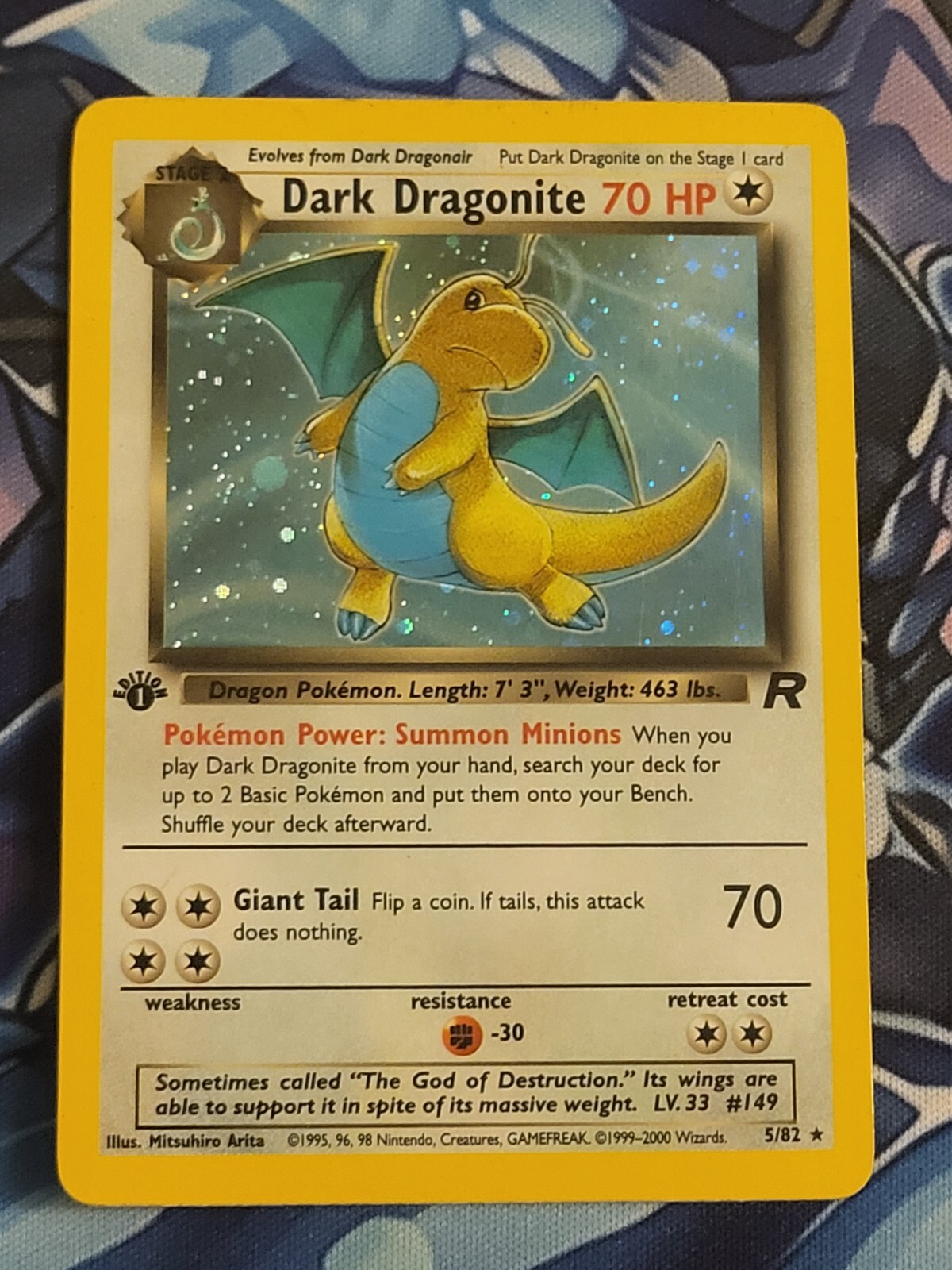 1st Edition Dark Dragonite - Team Rocket - LP - Holo Rare - Pokemon | eBay