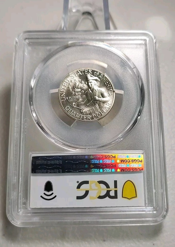 1976 S Silver MS67 Drummer Boy Bicentennial Quarter Gold Toning PCGS ...