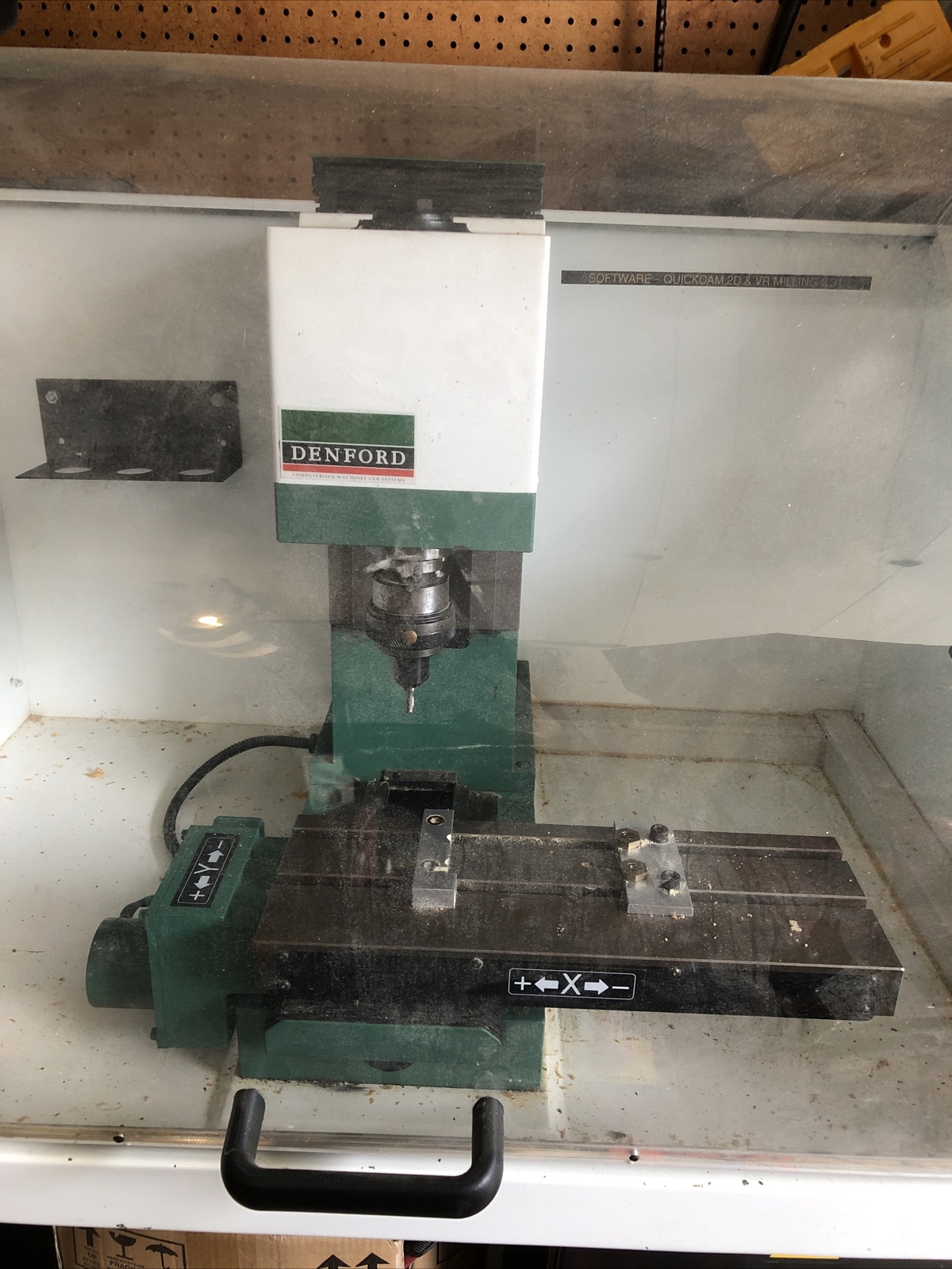 Denford Novamill 3 Axis CNC Vertical Milling Machine working | eBay