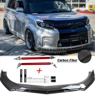Matt Black For 2011-2015 Scion XB STP-Style Front Bumper