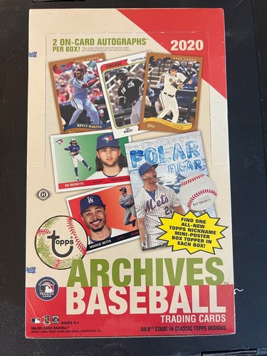 2020 Topps Archives Baseball Hobby Box Factory sealed | eBay