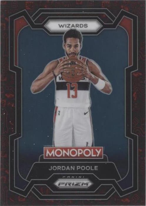 2023-24 Panini Prizm Monopoly - Jordan Poole #88 Classic Icons Red ...