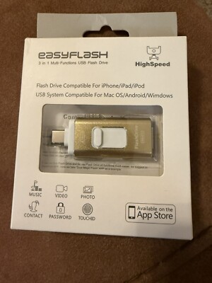 Easyflash 3 in 1 Multi-Funct USB 32GB High Speed Flash Drive iPhone/iPad/iPod | eBay