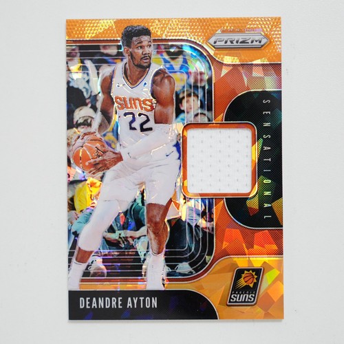 2019-20 Prizm Deandre Ayton Sensational Swatches Orange Ice Jersey #SS ...