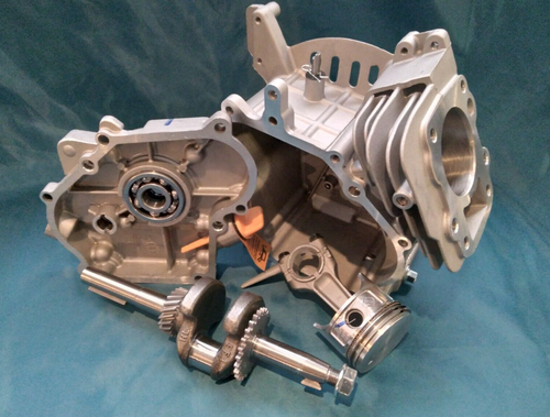 79cc Predator Bored 56mm Block & side 40mm Stroker Crank 56mm Piston ...