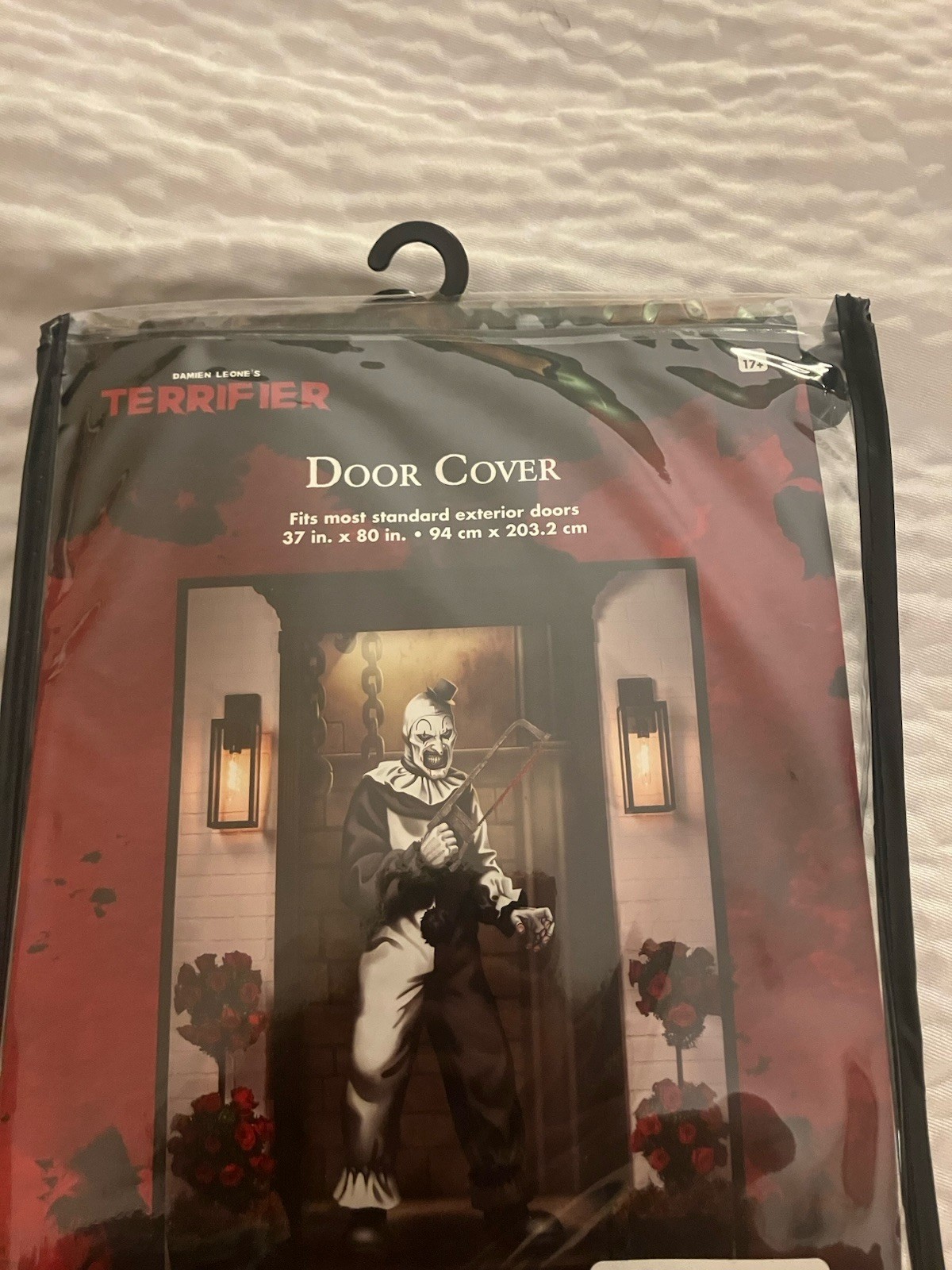 Spirit Halloween Damien Leone's Terrifier Art The Clown Door Cover ...
