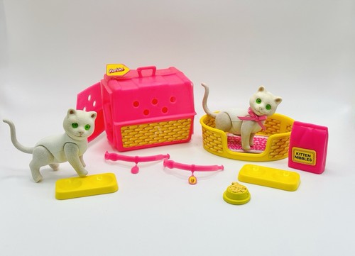 Vintage 1982 Mattel Barbie Dolls FLUFF Cat Cuddly Kitten Poseable ...