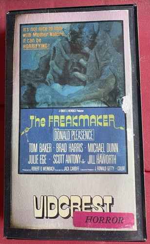 THE FREAKMAKER VHS AKA MUTATIONS HORROR SCI-FI FREAKS DONALD PLEASENCE ...