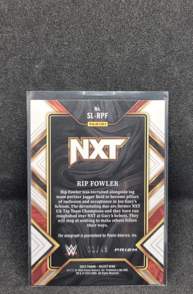 2022 SELECT WWE RIP FOWLER AUTO /49 #SL-RPF | eBay