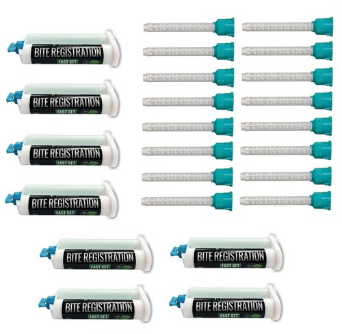 Dental Bite Registration Material Materiales (Fast Set) (8 Cartridge ...