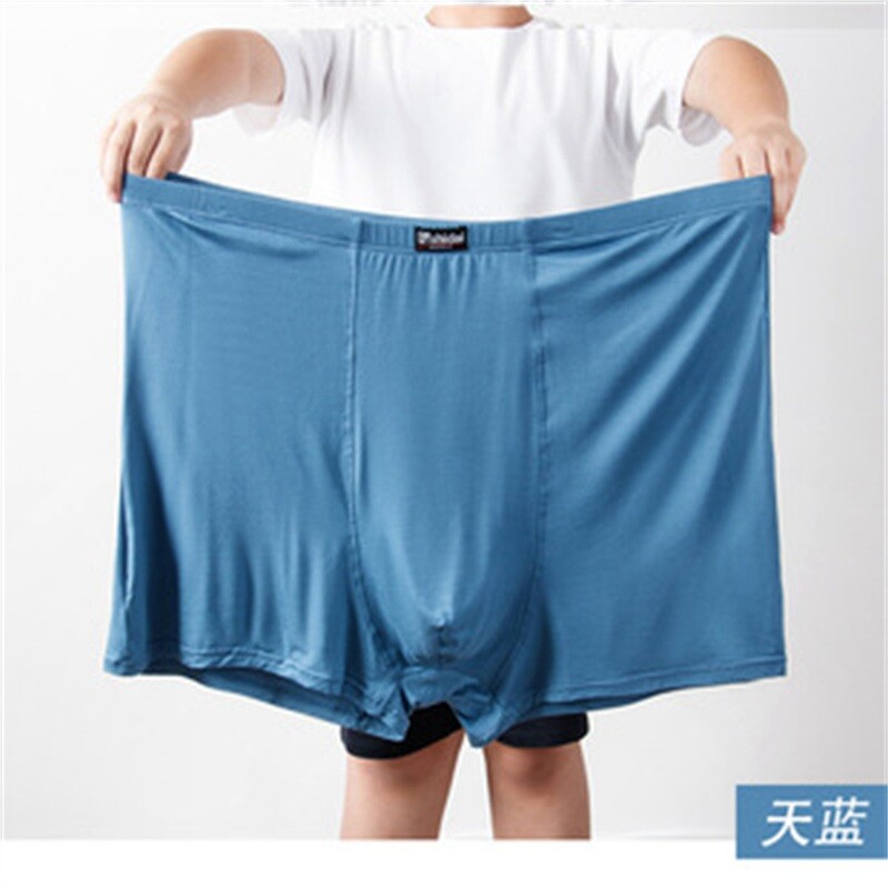 Plus Size Boxers Middle-Aged Man High Waist Overweight Man Modal ...