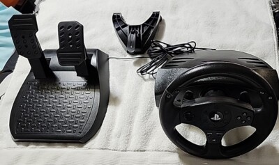 Playstation 4 Official Thrustmaster T80 Racing Wheel for PS4 / PS3 Used ...