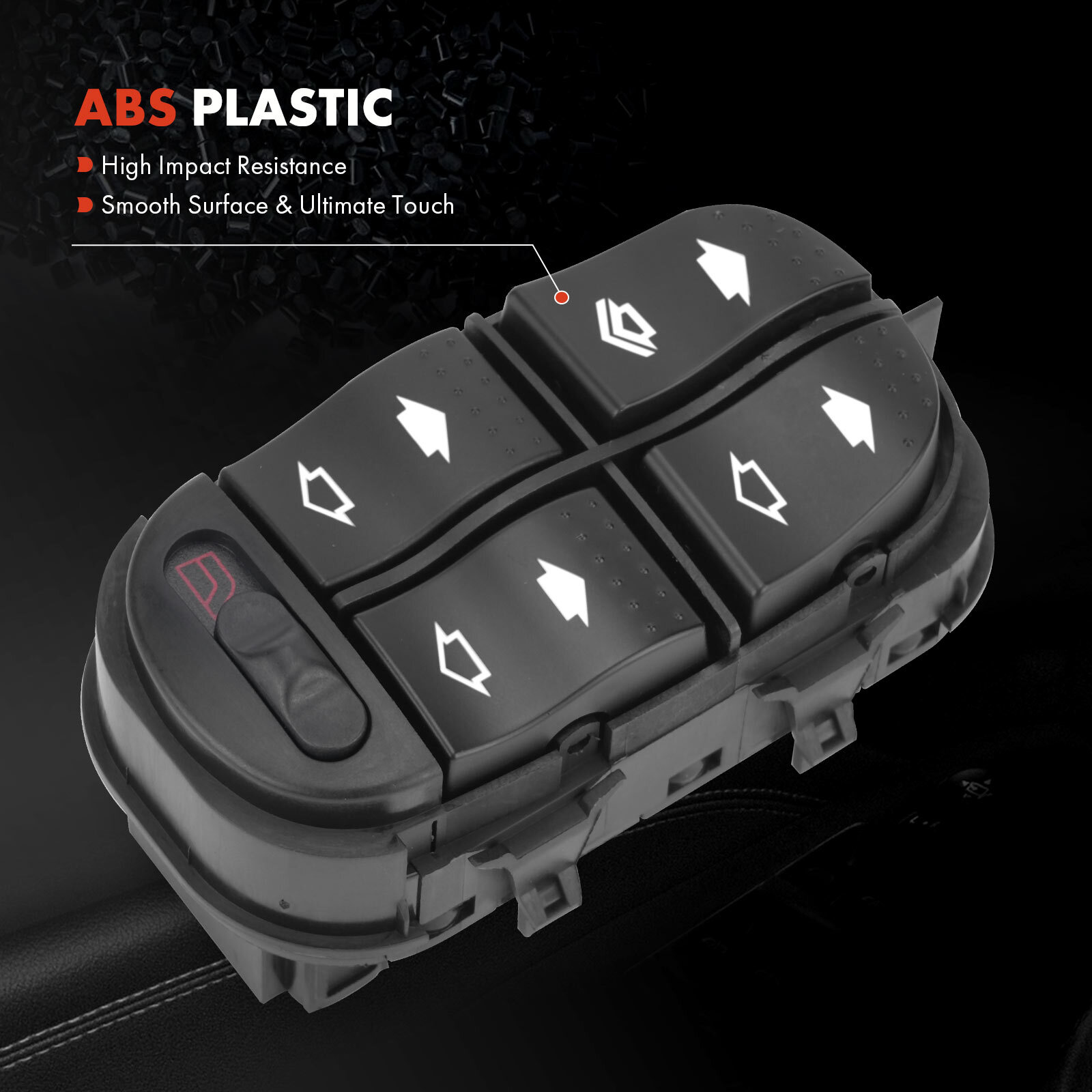 Black Front Driver Side Power Window Switch for Ford Focus 2000 2001 ...