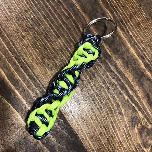 ONE (1) Paracord Keychain DNA The Wrapture FOB USA CUSTOM TJPARACORD | eBay