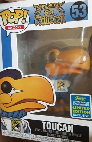 2019 San Diego Comic Con Mascot TOUCAN Shared Exclusive Bundle Limited ...