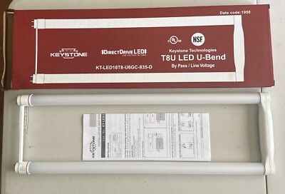 Keystone 18-Watt Linear T8 U-Bend LED Light Bulb (1-Bulb) | eBay