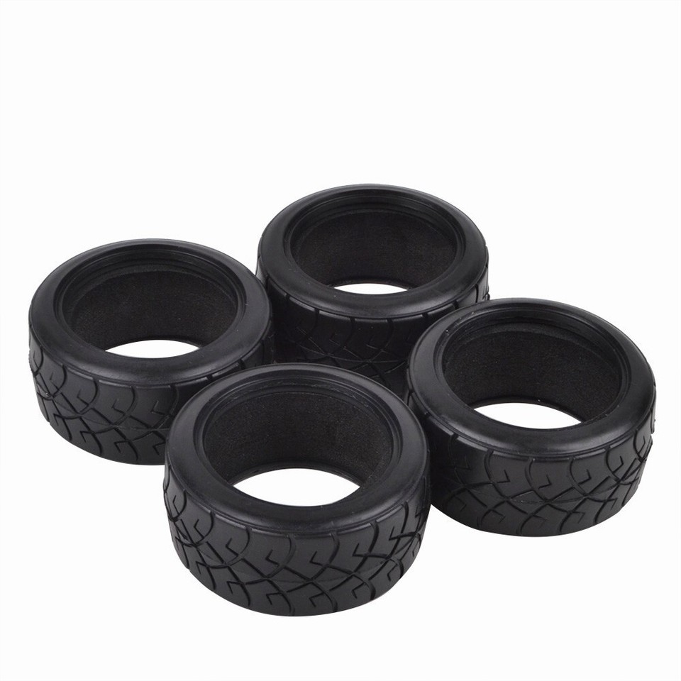 4PCS Soft Tires for Tamiya M-05 M-06 M-07 M-Chassis 1:10 RC on Road ...
