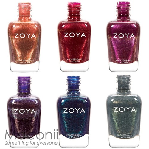 Zoya Ignite Collection - Shimmer Fall Nail Polish Blue Purple Pink Grey ...