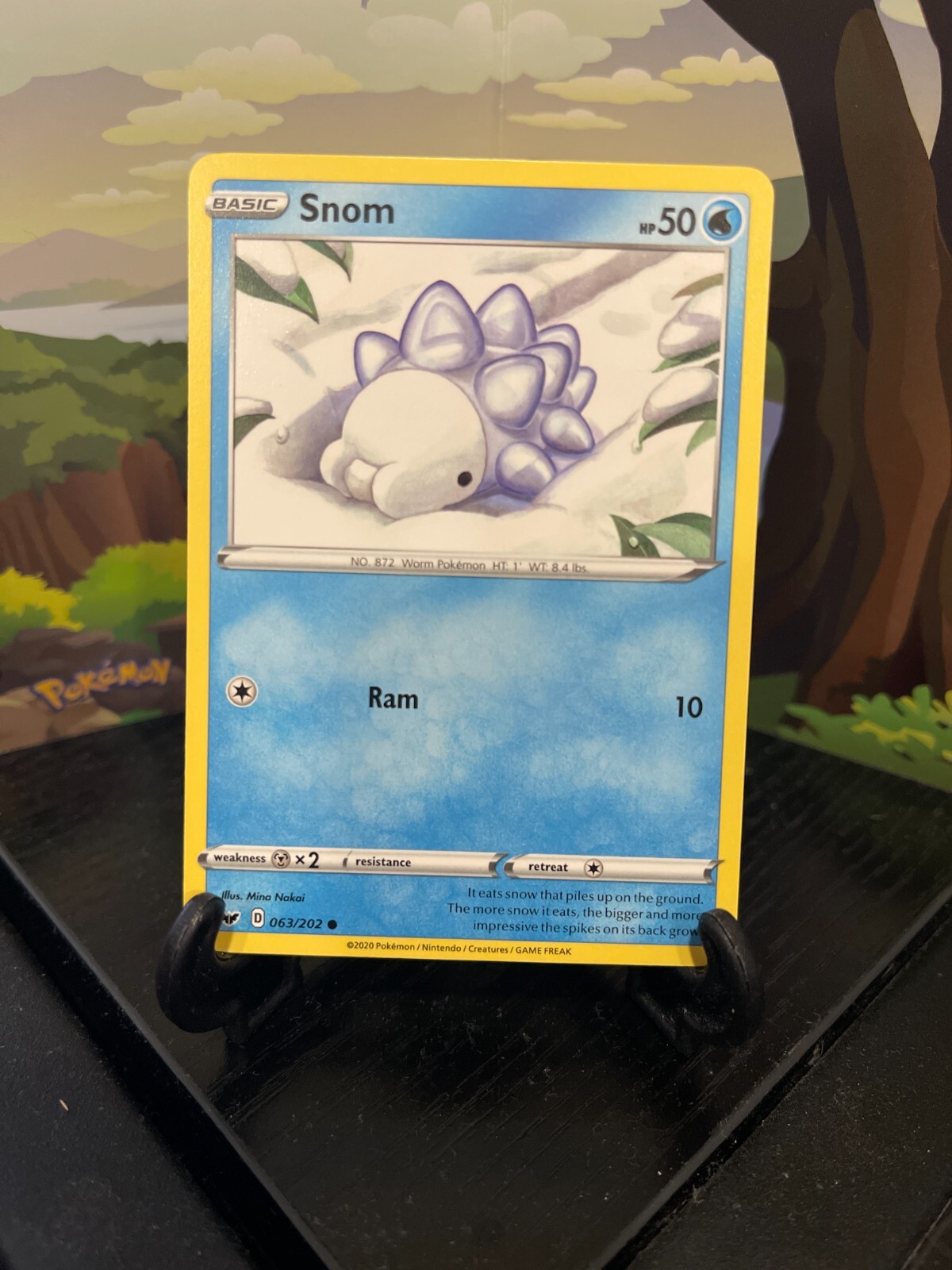 Snom 063/202 - Sword & Shield - Common - Pokemon Card TCG - LP | eBay