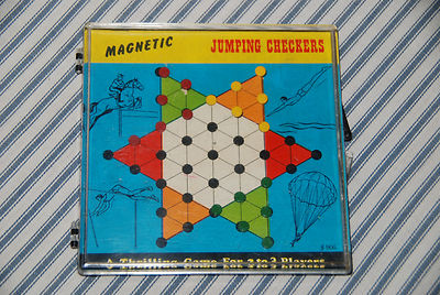 Vintage Magnetic Jumping Checkers -- Cathay | eBay