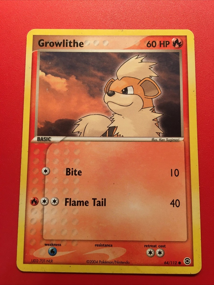Growlithe Pokemon Red