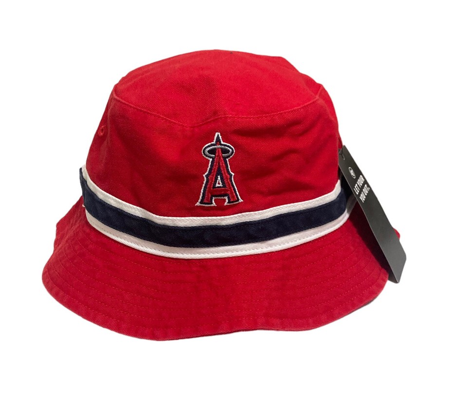 Los Angeles Angels '47 band Bucket Hat Red | eBay