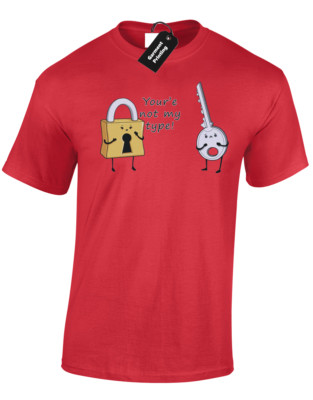 Youre Not My Type Funny Key Design Cute Cartoon Unisex T-Shirt | eBay
