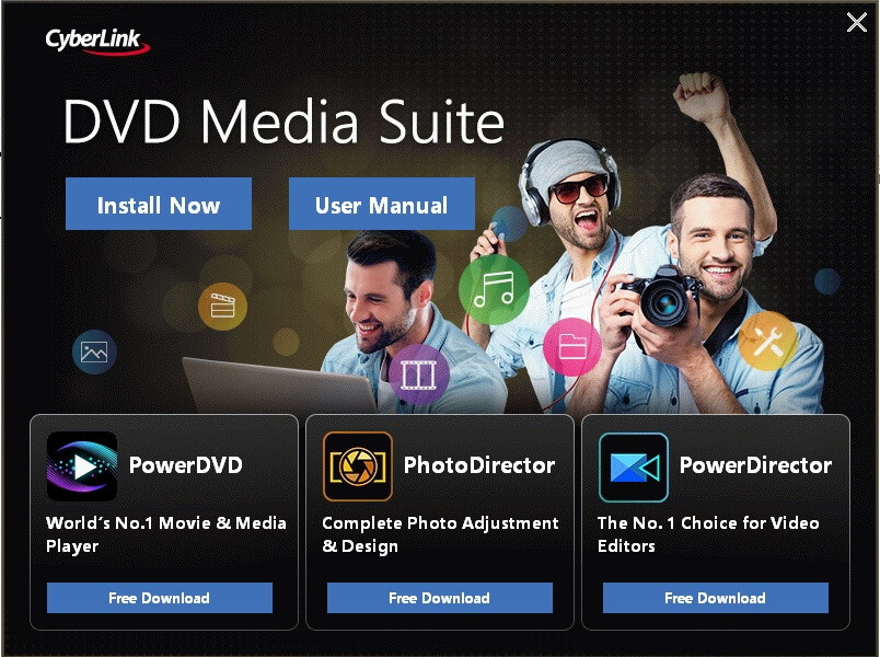 New CyberLink Burning Media Suite 10 OEM Version only for LG DVD/CD-Rom ...